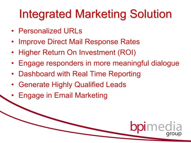 BPI Media Group Services Overview | PDF