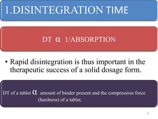 Dosage Form Characteristics Influencing Drug Absorption.pptx
