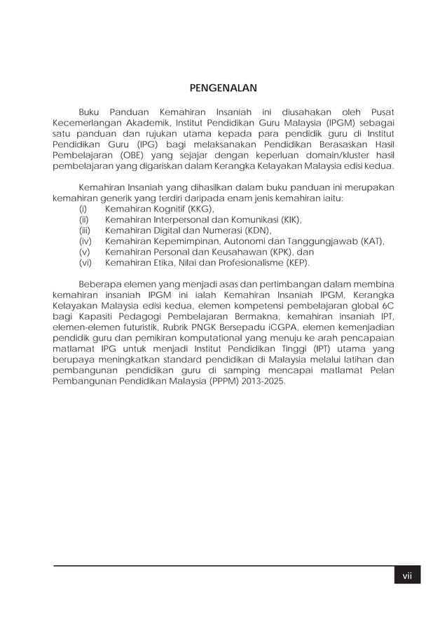 kemahiran insaniah | PDF