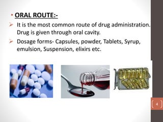 Absorption of drugs by non-oral routes | PPTX
