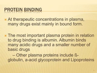 PROTEIN BINDING INTERACTION | PPTX