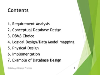 database design process | PPTX