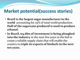 B plan for making power alcohol | PPTX