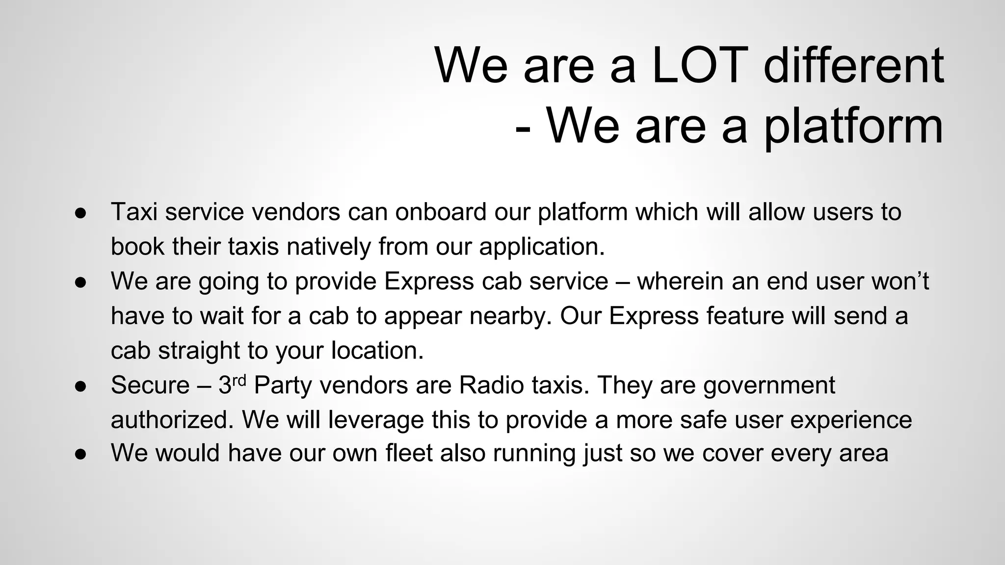 TaxiStop business plan | PPTX