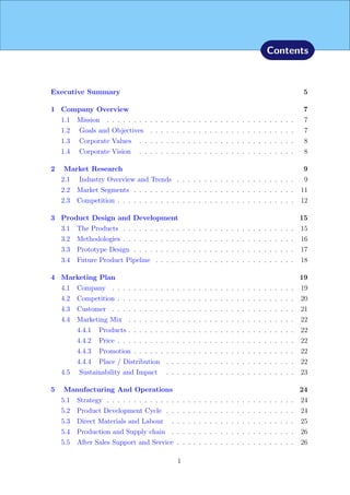 Business Plan Example | PDF