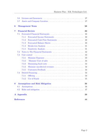 Business Plan Example | PDF