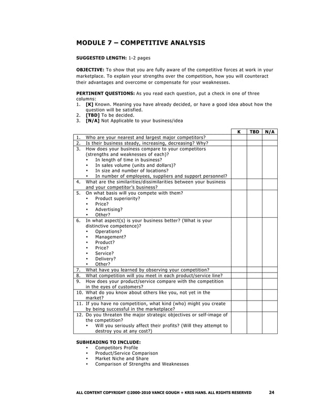 Business Planning... A Module Based Approach | PDF