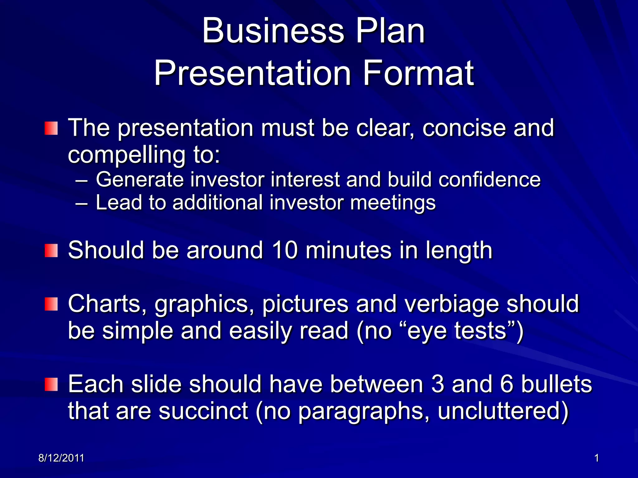 B plan ppt format | PPTX