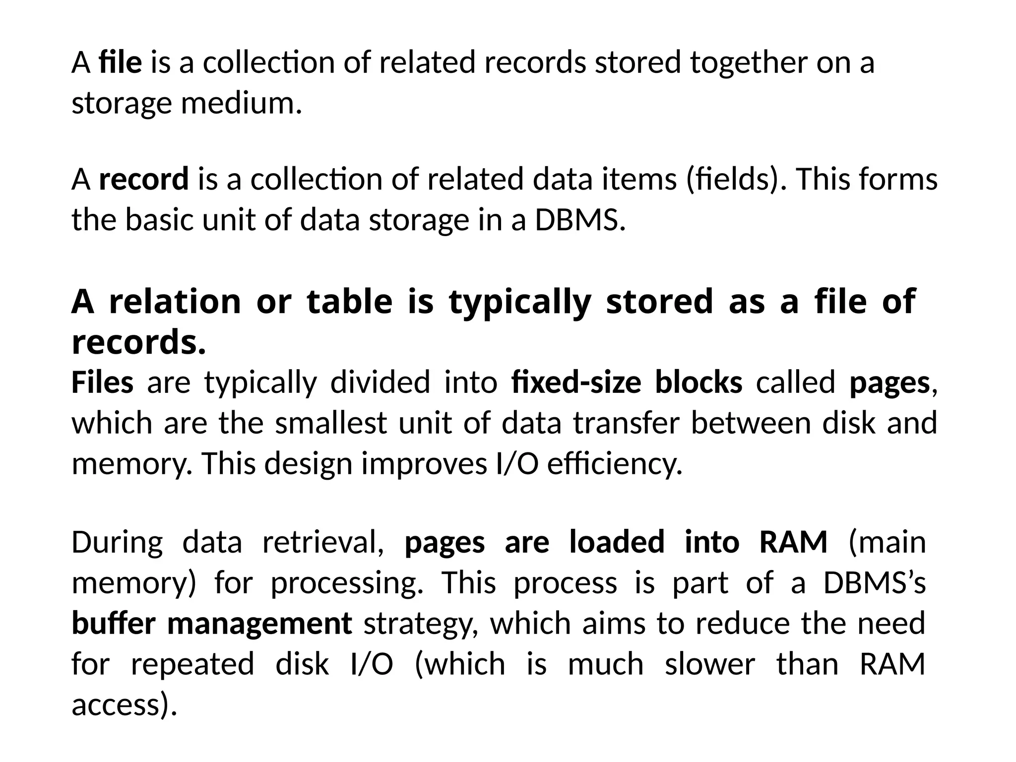 B plus trees in Database Management Systems.pptx