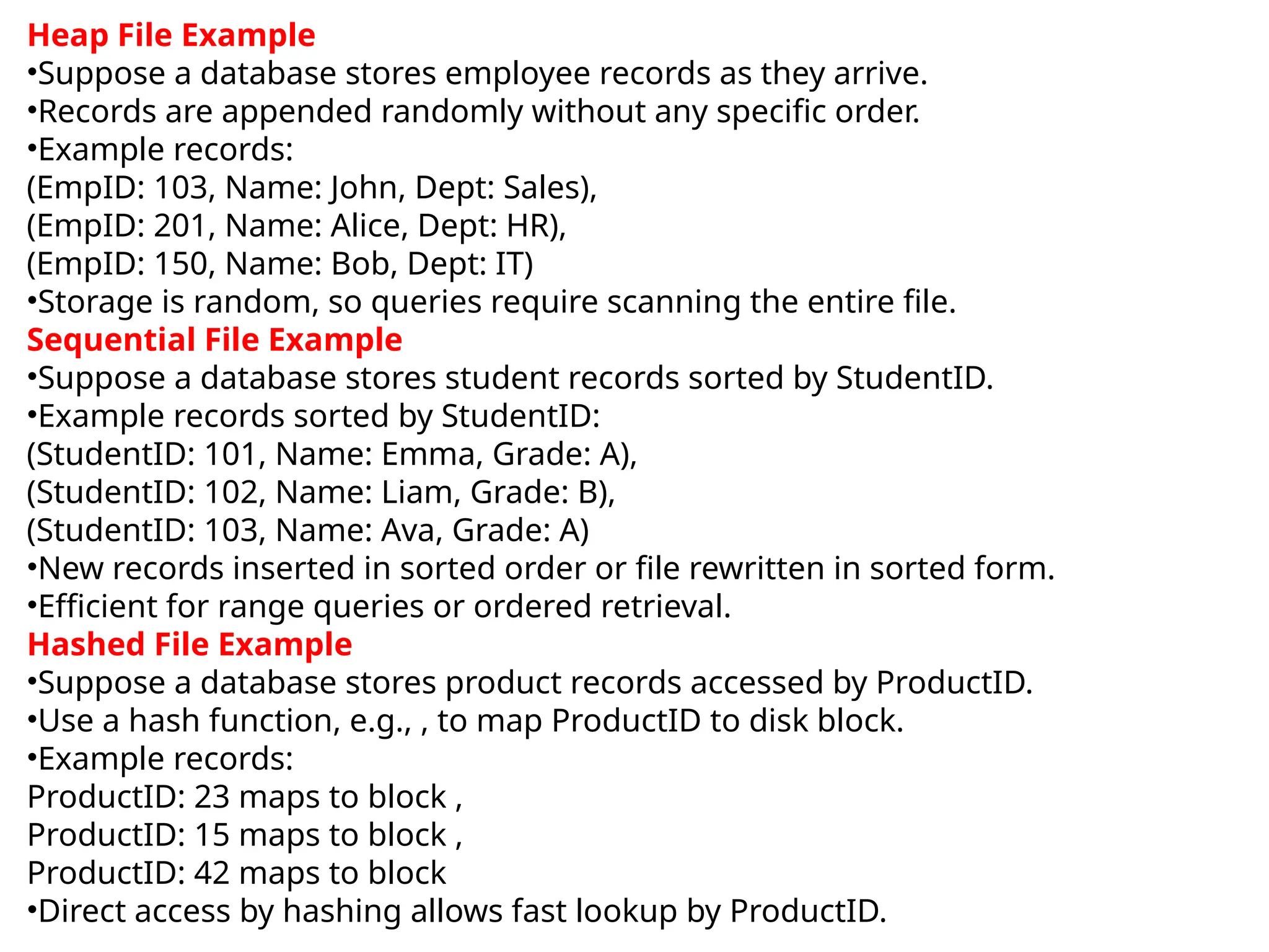 B plus trees in Database Management Systems.pptx