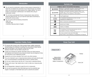 Bpm 165 w blood pressure monitor | PDF