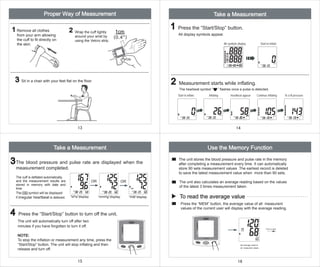 Bpm 165 w blood pressure monitor | PDF