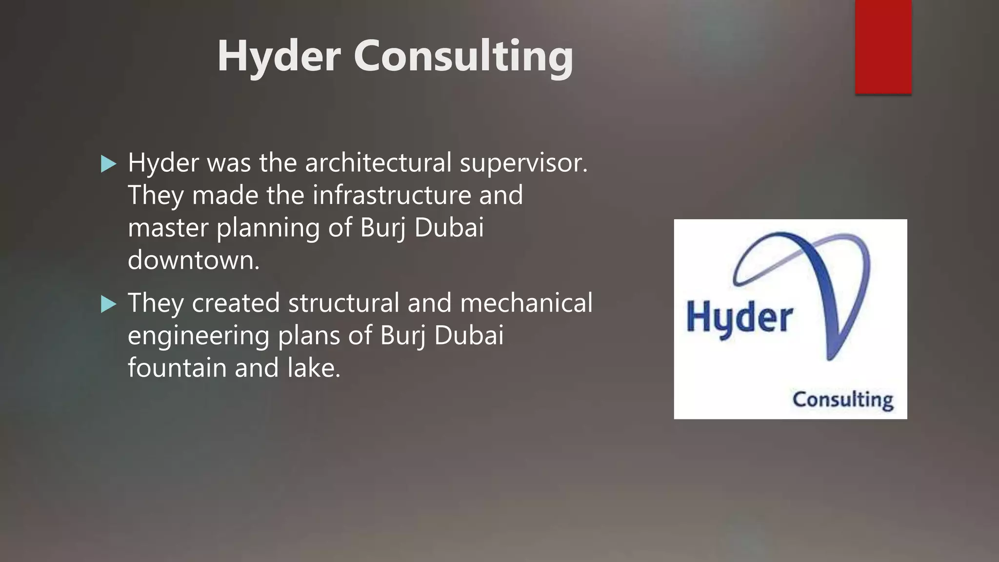 Burj Khalifa Tower Project | PPTX