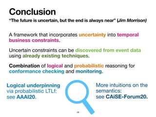 Extending Temporal Business Constraints with Uncertainty | PDF | Technology & Computing