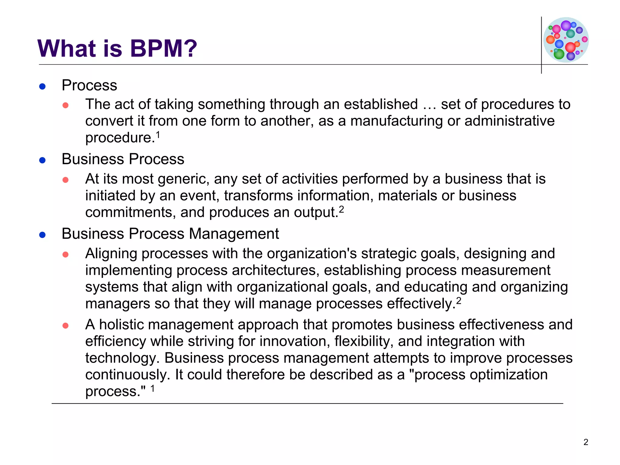 BPM.ppt | Business Administration | Business