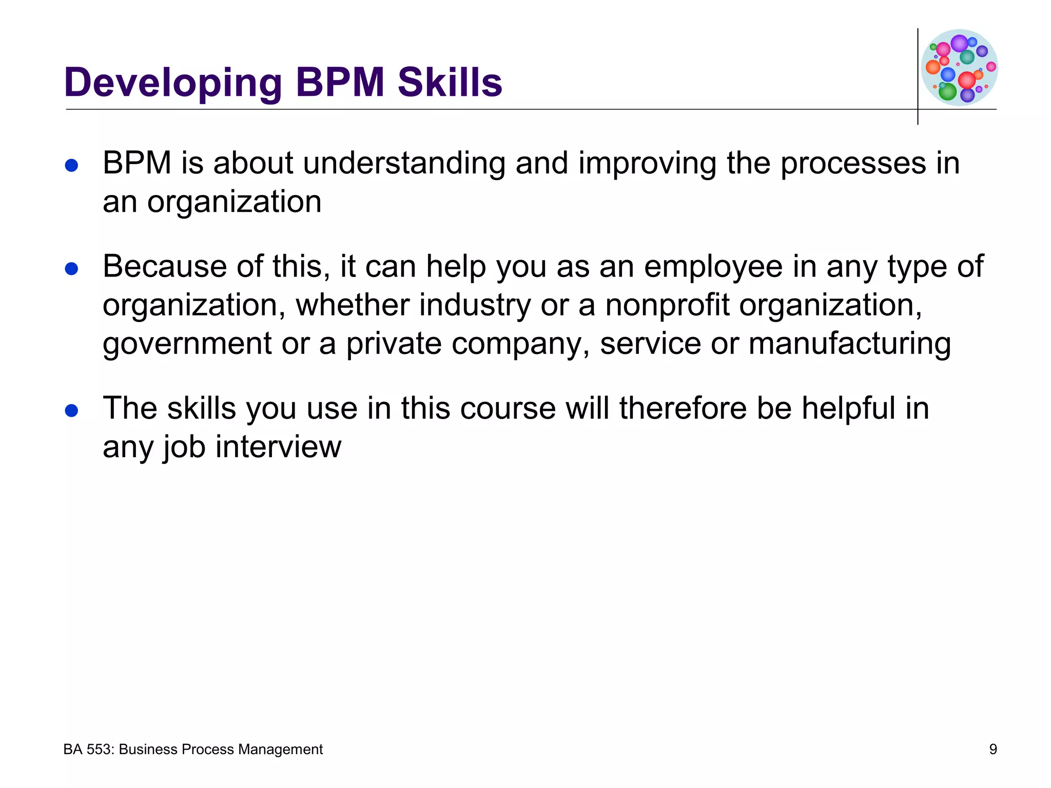 BPM.ppt | Business Administration | Business