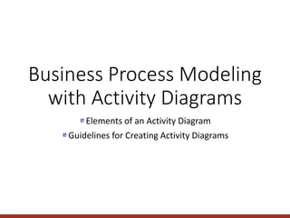 BPM - Activity diagram.pptx