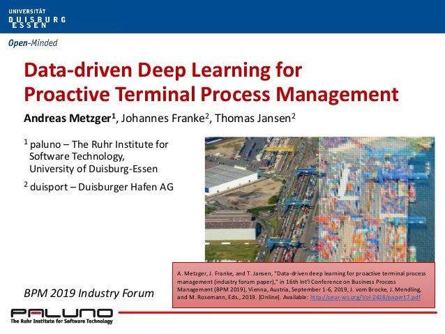 Data-driven Deep Learning for Proactive Terminal Process Management