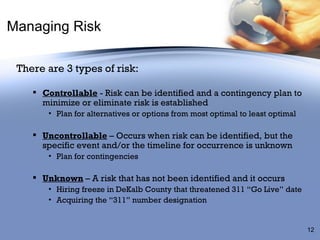 Bpm Risk Analysis 10 27 10 30 | PPT | Business | Business and Finance