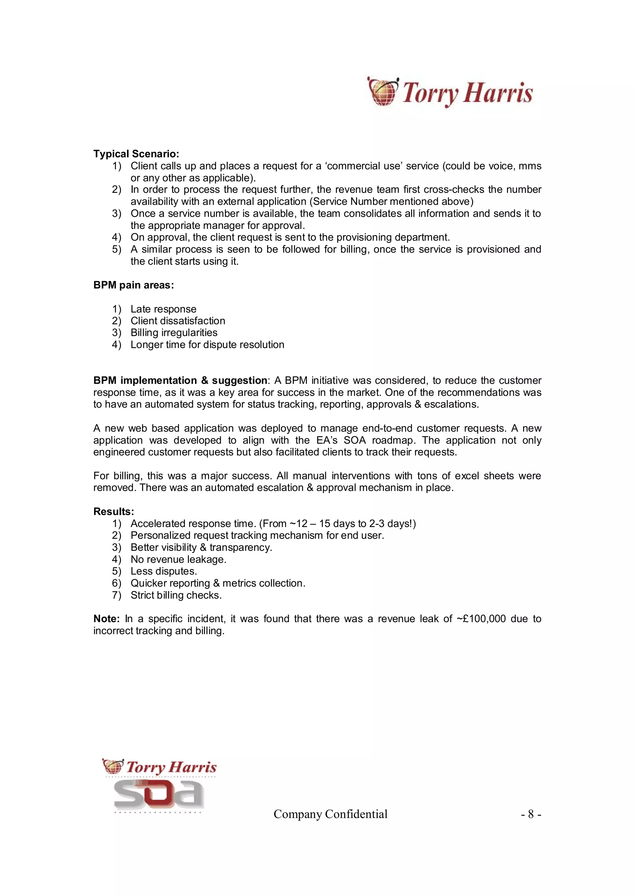 BPM - The Soft Science of Change | Torry Harris Whitepaper | PDF | Business | Business and Finance