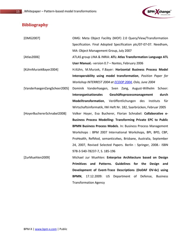 BPM-X Pattern-based model transformations (v2) | PDF