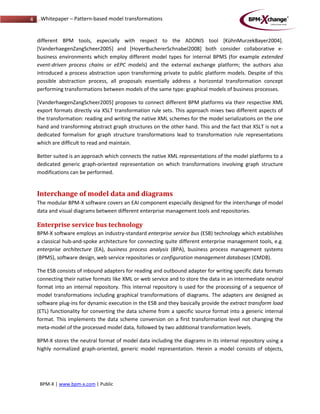 BPM-X Pattern-based model transformations (v2) | PDF