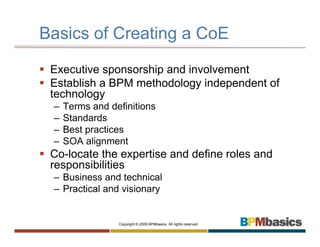 BPM Center of Excellence | PPT