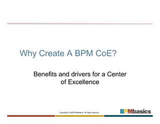 BPM Center of Excellence | PDF