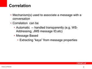 Oracle BPM 11g advanced correlation | PDF