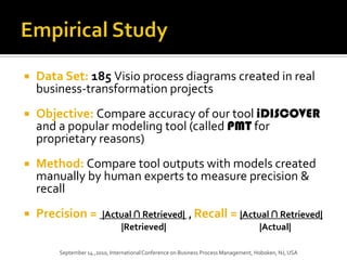 From Informal Process Diagrams To Formal Process Models | PPT