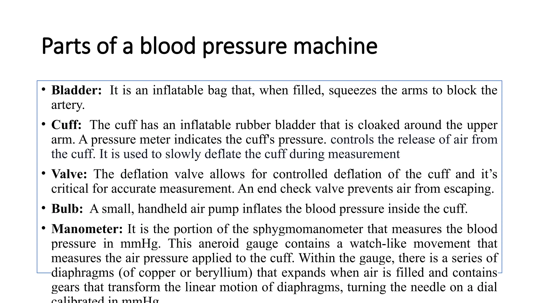 Hospital Blood Pressure Machine Types.pptx