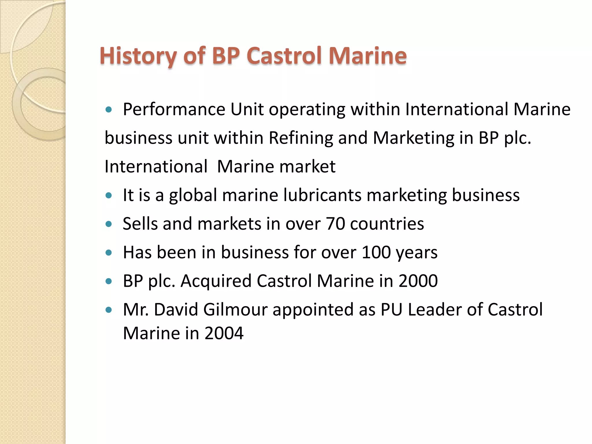 Bp marine case study | PPT