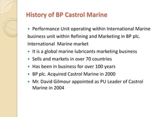 Bp marine case study | PPTX