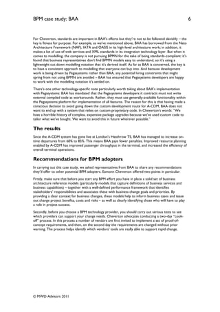 Bpm Bpi Casestudy Baa 2011 | PDF