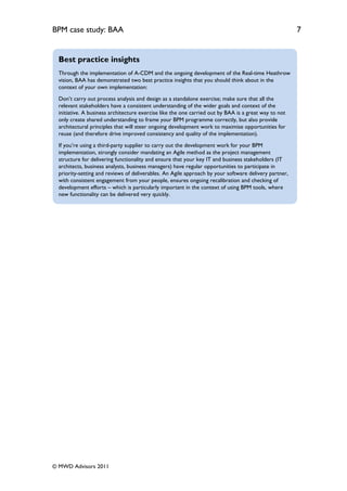 Bpm Bpi Casestudy Baa 2011 | PDF