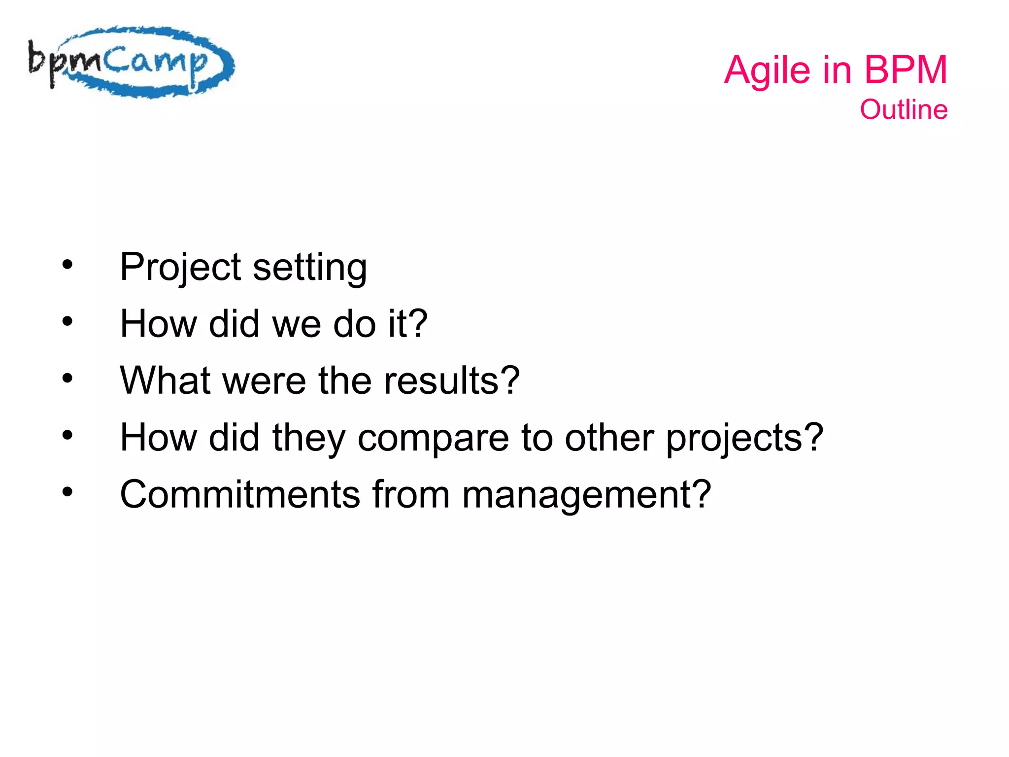 Bpm Camp Prashant Agile | PPT