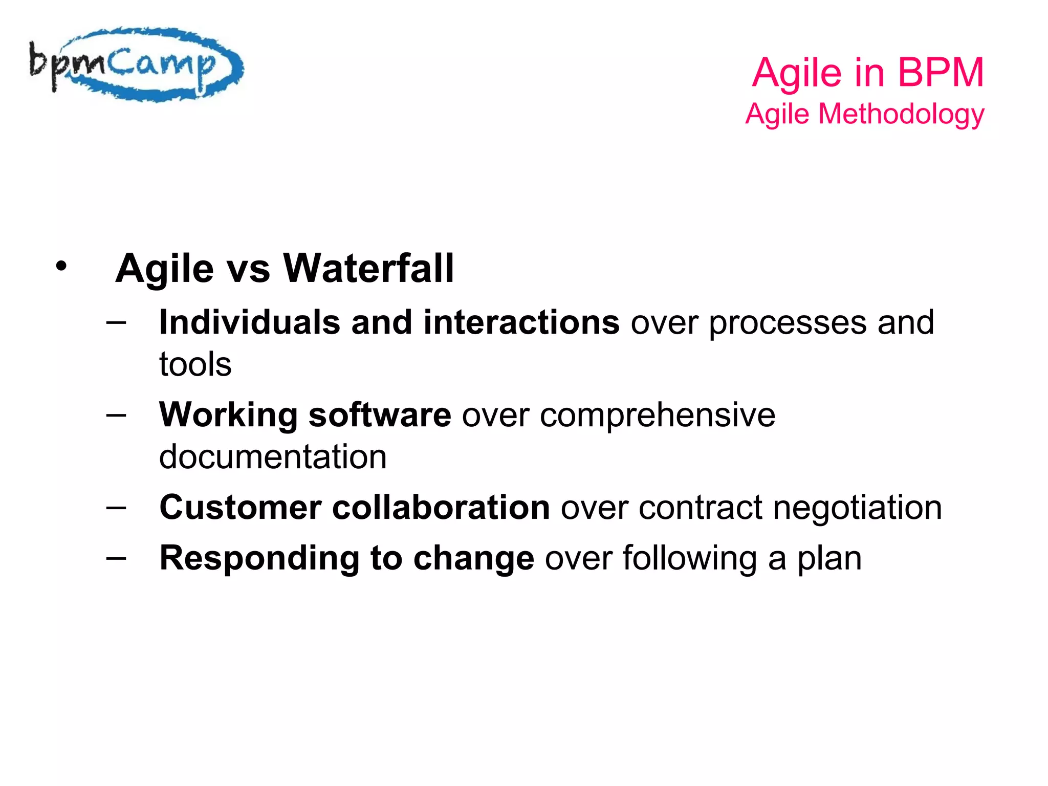 Bpm Camp Prashant Agile | PPT