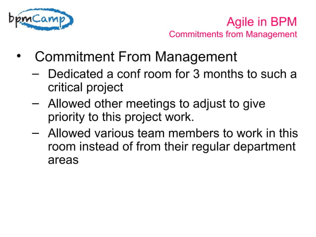 Bpm Camp Prashant Agile | PPT