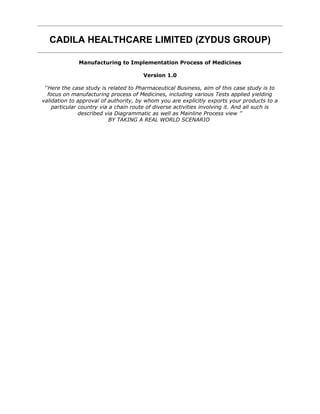 Business Process Modeling Case Study | PDF