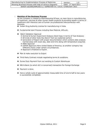 Business Process Modeling Case Study | PDF