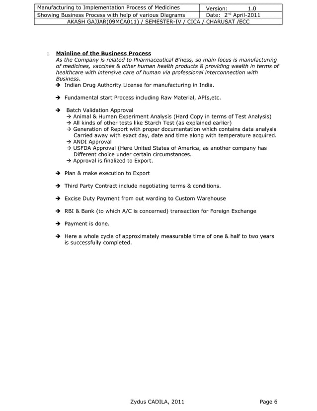 Business Process Modeling Case Study | PDF