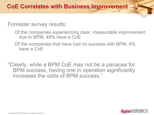 Business Process Management Center of Excellence | PPT | Business Administration | Business