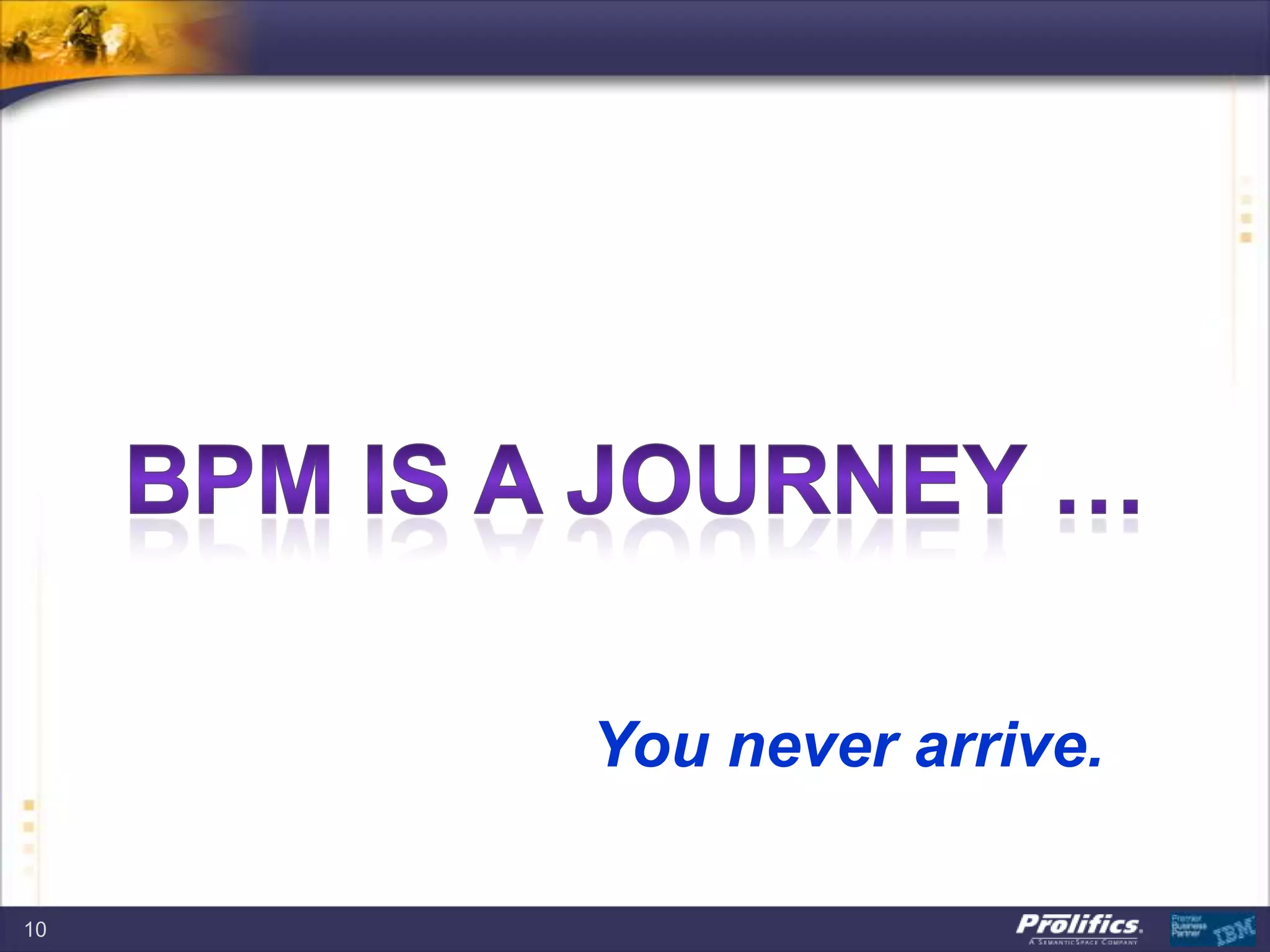 Establishing a Business Process Management Center of Excellence - Impact 2012 | PPTX