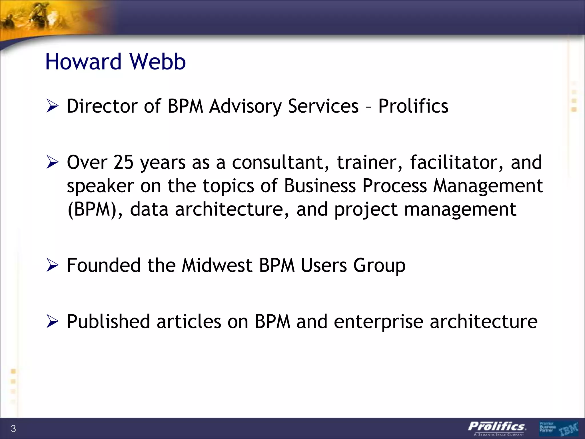 Establishing a Business Process Management Center of Excellence - Impact 2012 | PPTX