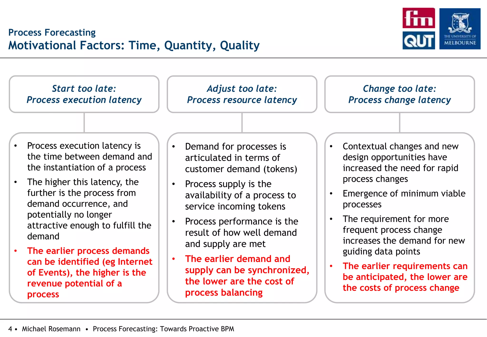 Process Forecasting: Towards Proactive BPM | PPTX