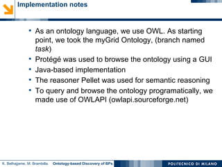 Ontology-based Description and Discovery of Business Processes | PPT ...