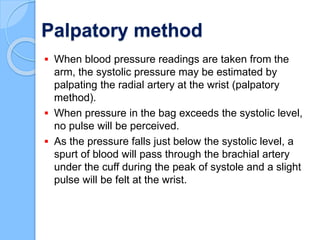 Measurement of blood pressure in humans | PPTX | Heart and ...