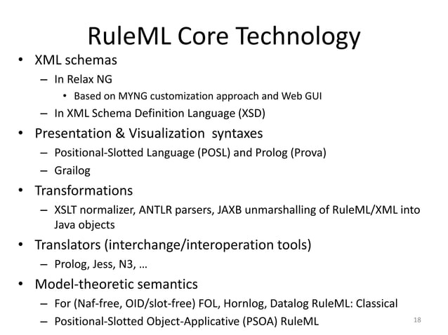 Semantic Complex Event Processing with Reaction RuleML 1.0 and Prova 3.0 | PPT