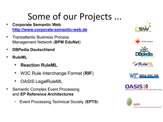 Semantic Complex Event Processing with Reaction RuleML 1.0 and Prova 3.0 | PPT