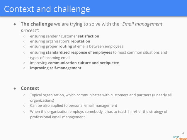 Email management processes (BPMN) | PPT